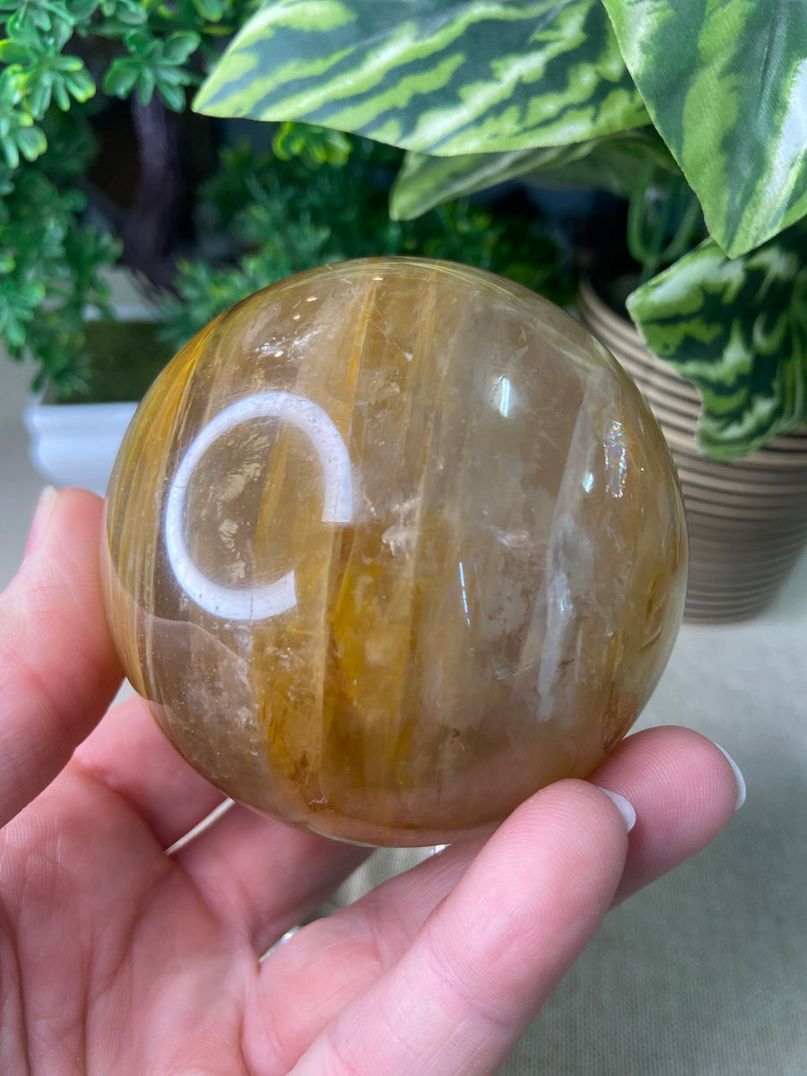 Golden Healer Sphere – Infinity Crystals by Moana