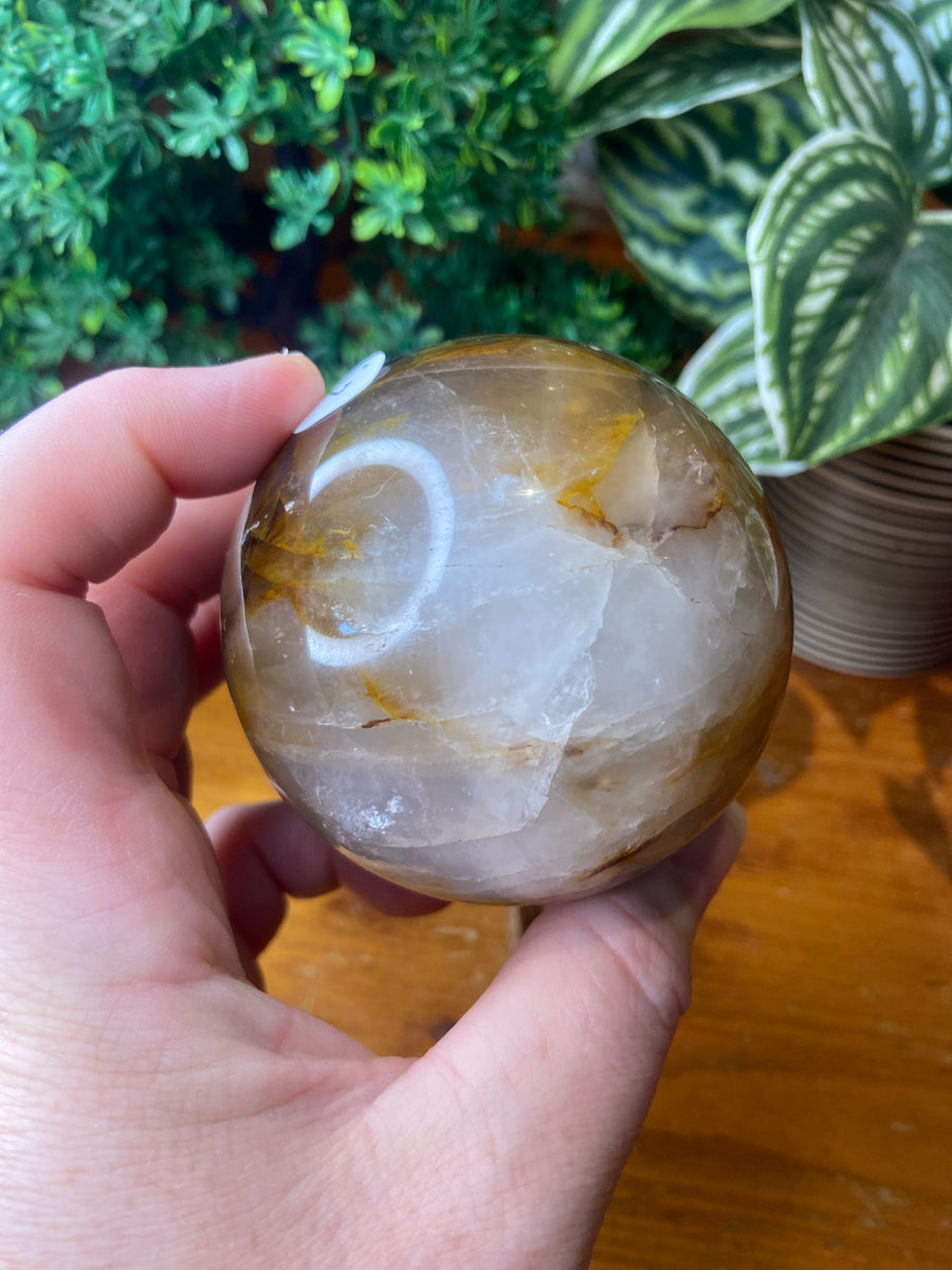 Golden Healer Sphere – Infinity Crystals by Moana