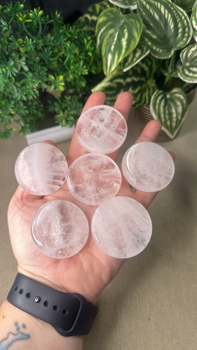 Clear Quartz Discs/coins – Infinity Crystals by Moana