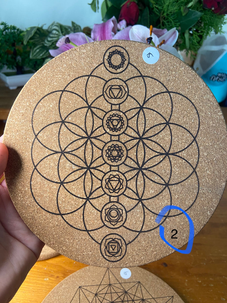 Cork Board Grids – Infinity Crystals by Moana