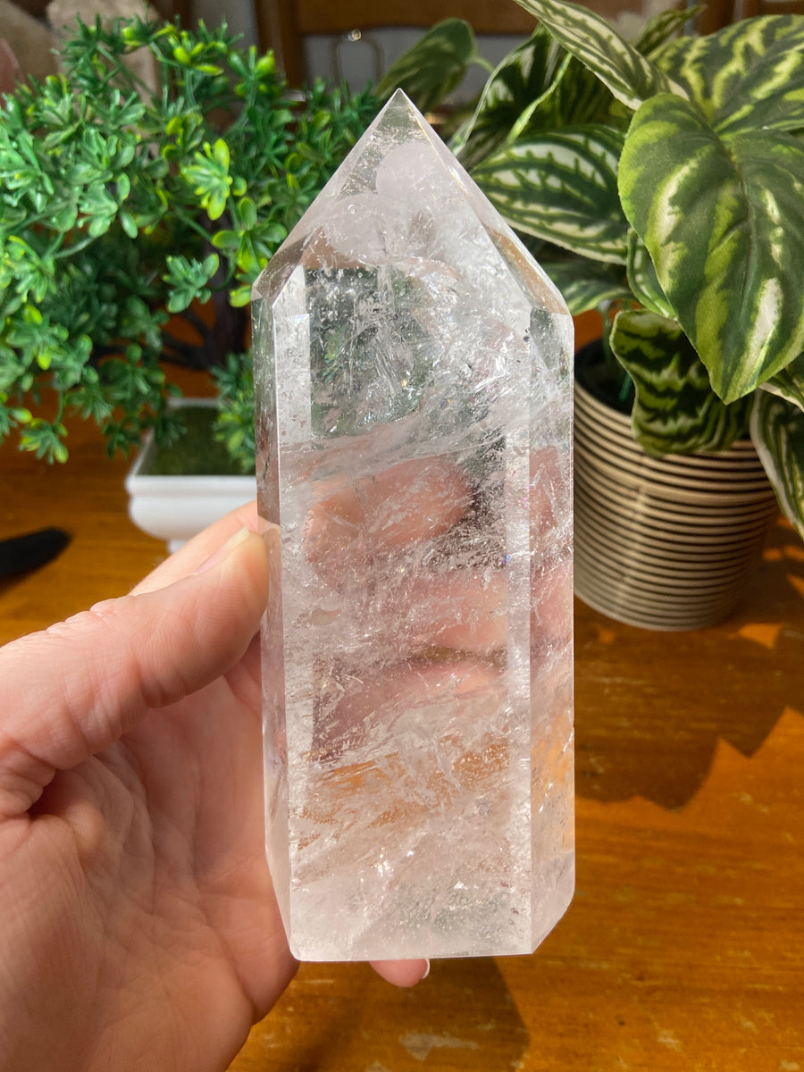 Clear Quartz Tower – Infinity Crystals by Moana